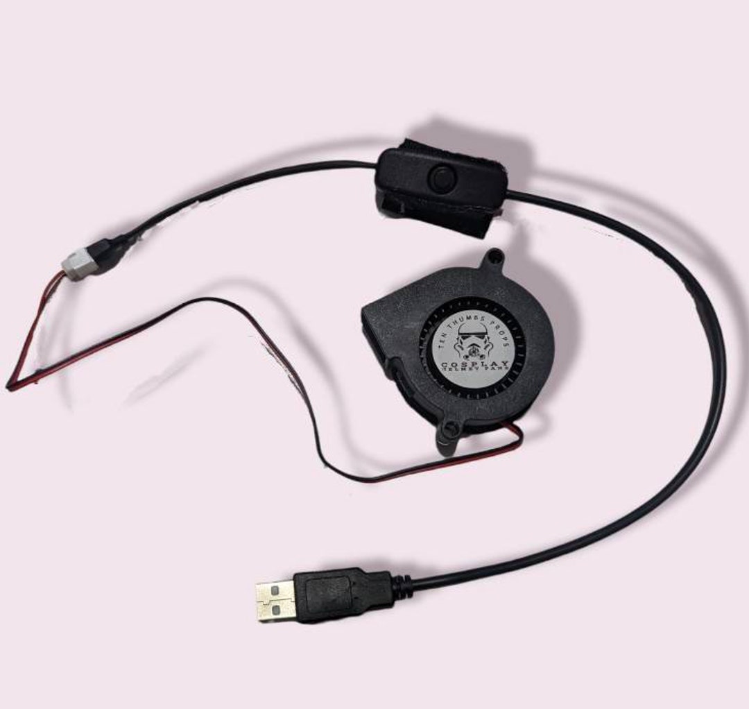 Cosplay Helmet Cooling Fan With Optional USB Support - Etsy