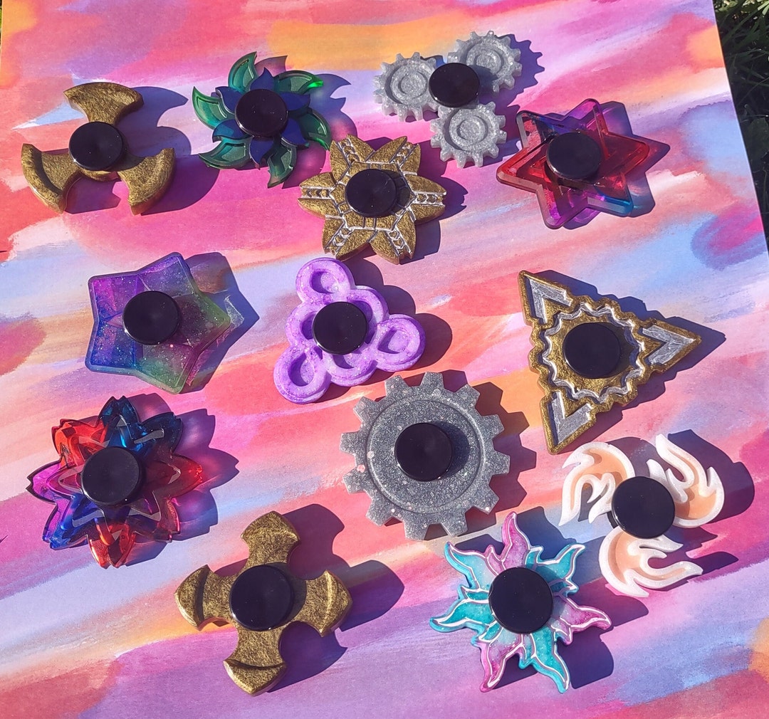Handmade Personalized Resin Fidget Spinner - Etsy