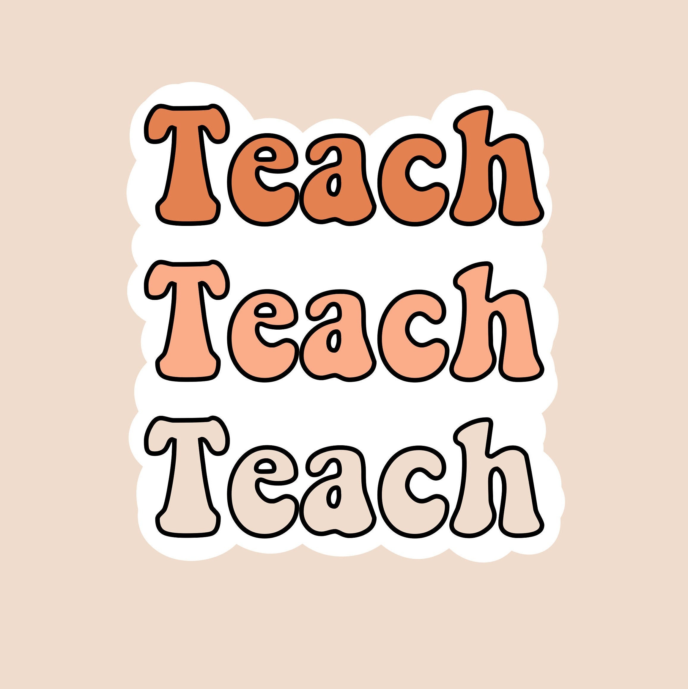 Teacher Sticker Teacher Stickers for Laptop Laptop Sticker - Etsy