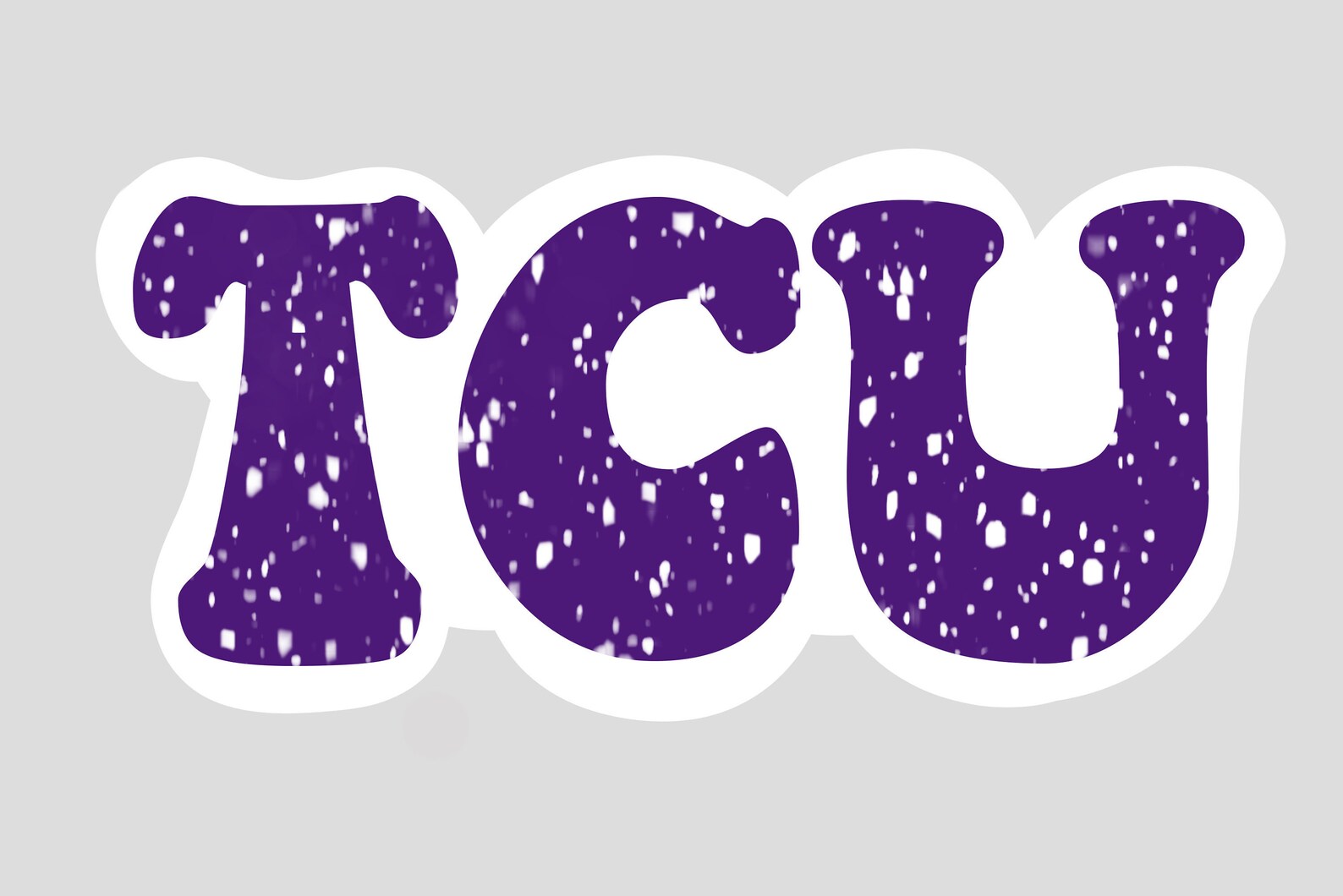 Texas Christian University Sticker TCU Stickers TCU - Etsy