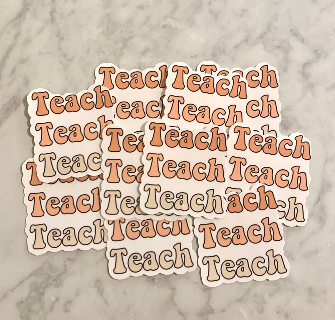 Teacher Sticker Teacher Stickers for Laptop Laptop Sticker - Etsy