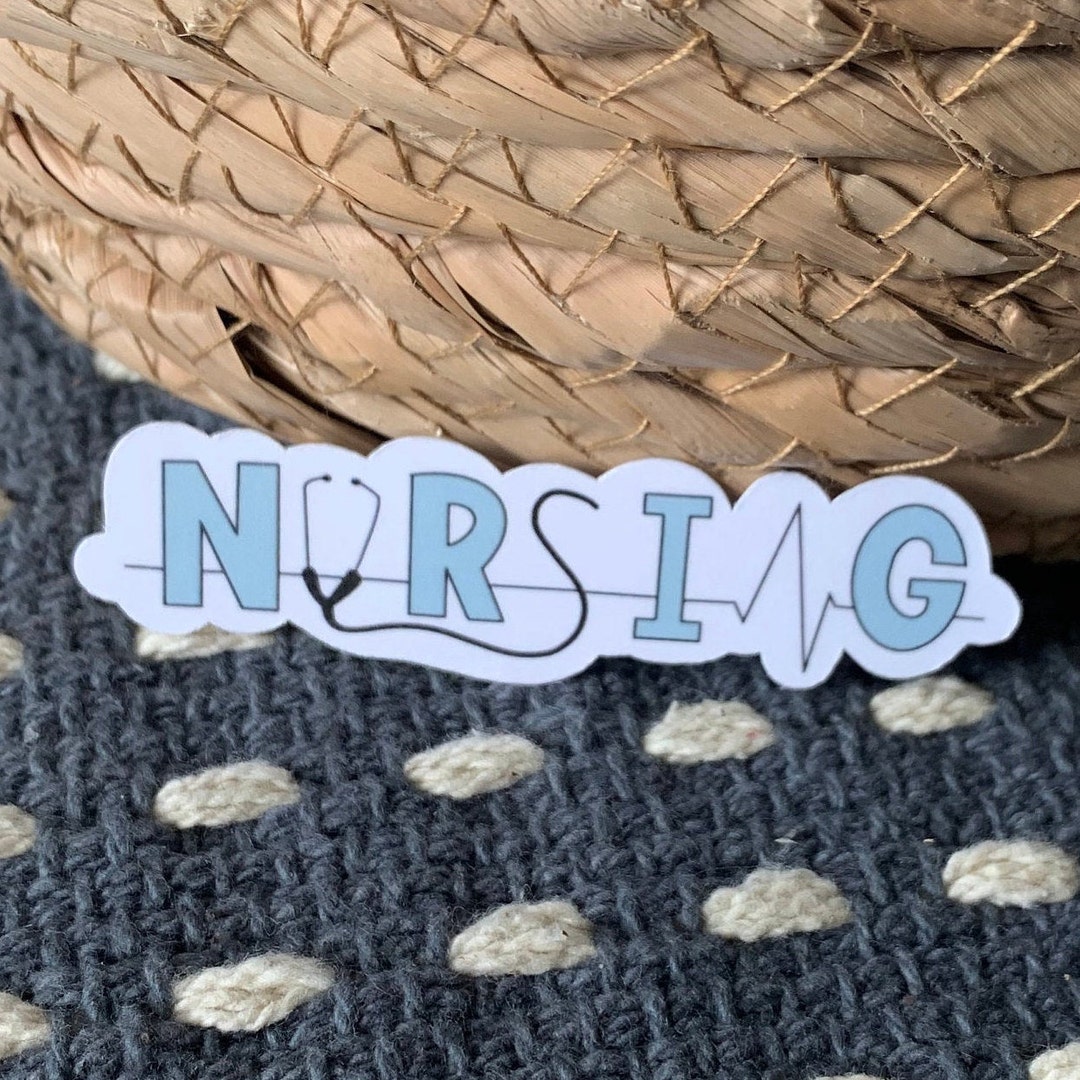Nurse Sticker, Nurse Stickers for Laptop, RN Laptop Sticker, Nurse Gift ...