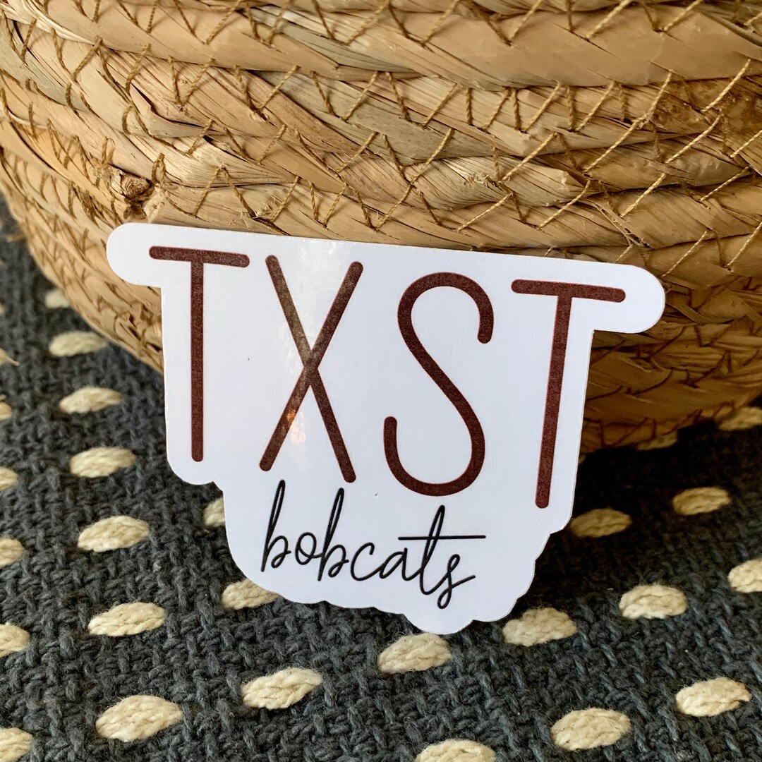 Texas State University Sticker Texas State Stickers Texas - Etsy