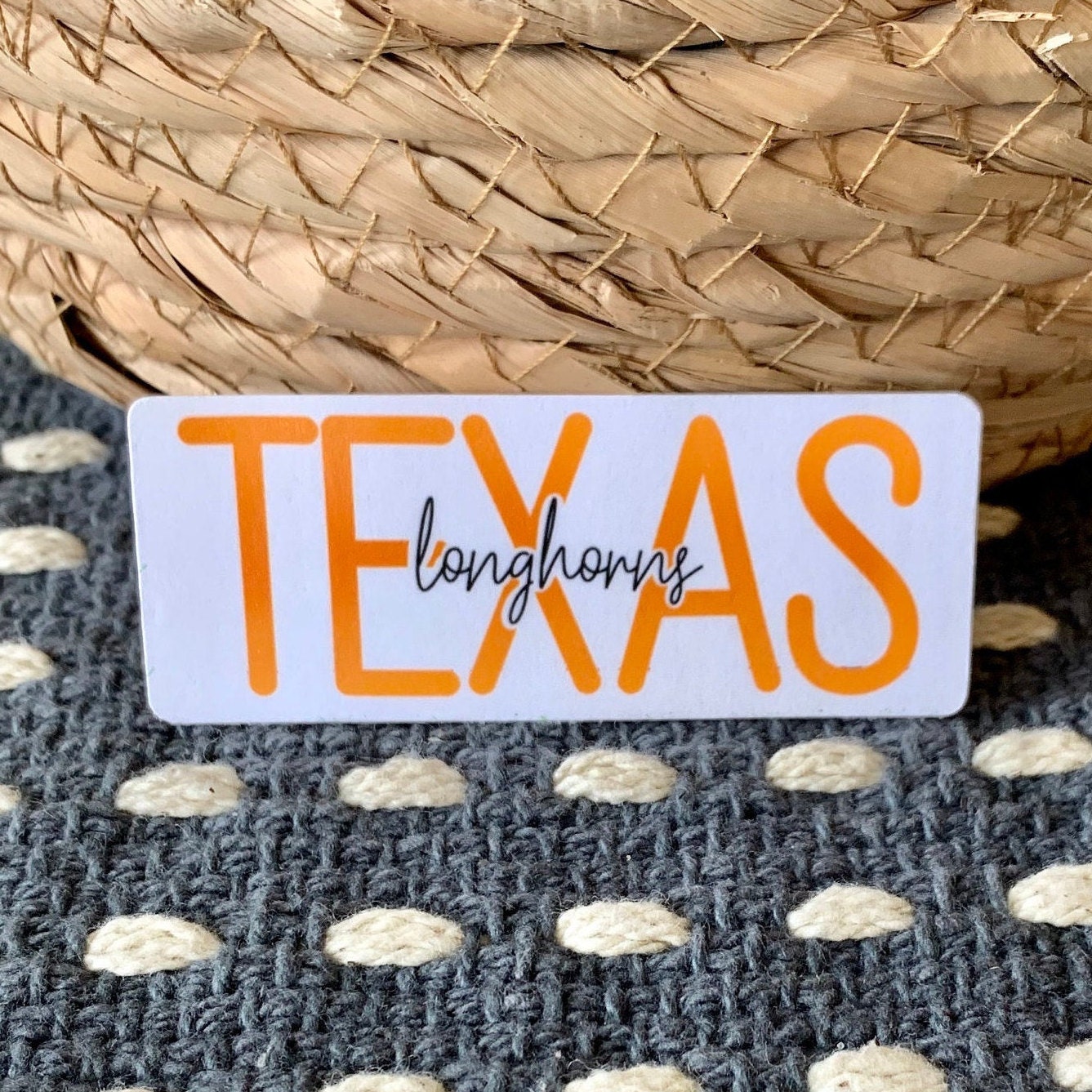 Texas University Sticker Texas Stickers Texas Waterproof - Etsy Nederland