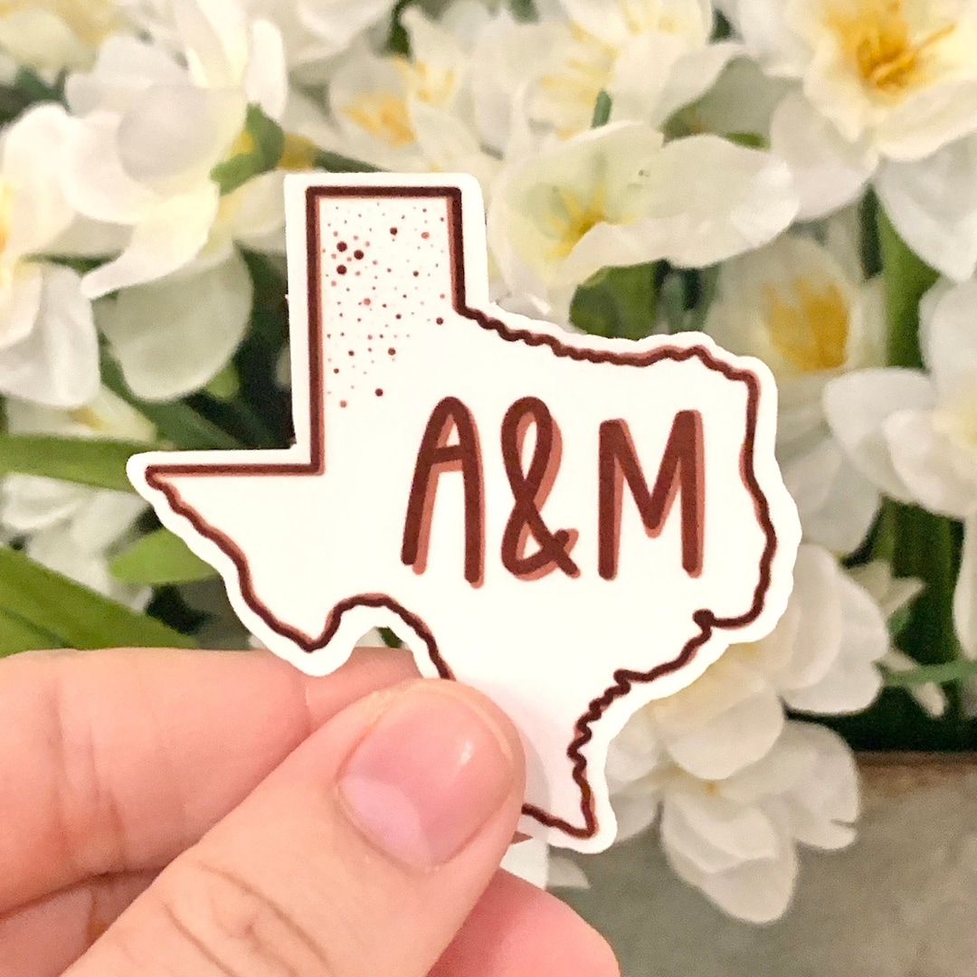 Texas Aggies Sticker, Texas a and M Stickers, Texas, Texas A&M ...