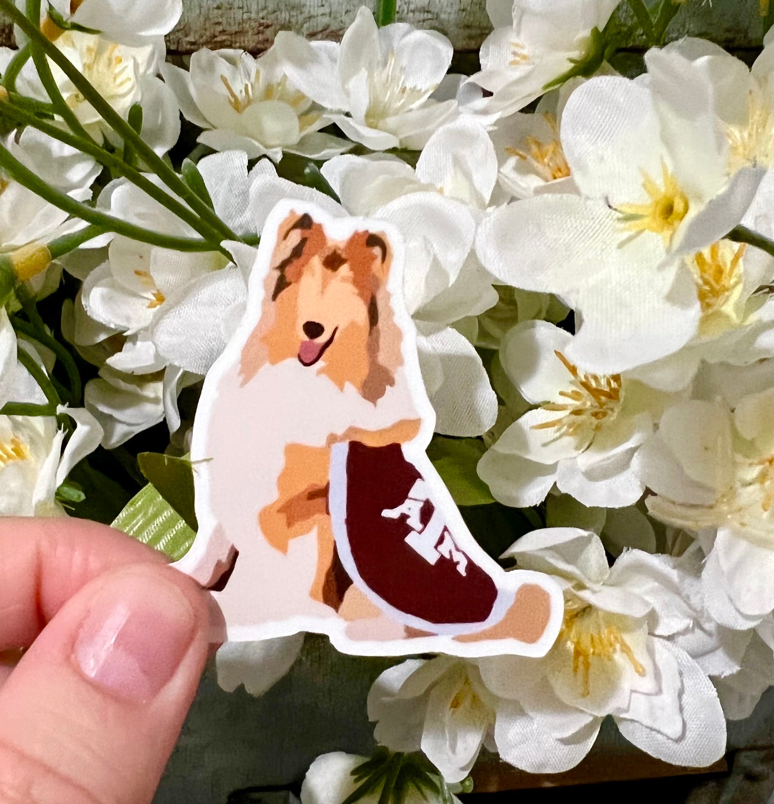 Texas Aggies Sticker Texas A and M Stickers Reveille - Etsy