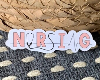 Nurse Sticker, Nurse Stickers for Laptop, RN Laptop Sticker, Nurse Gift ...