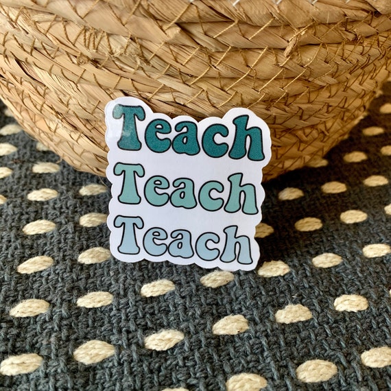 Teacher Sticker Teacher Stickers for Laptop Laptop Sticker | Etsy