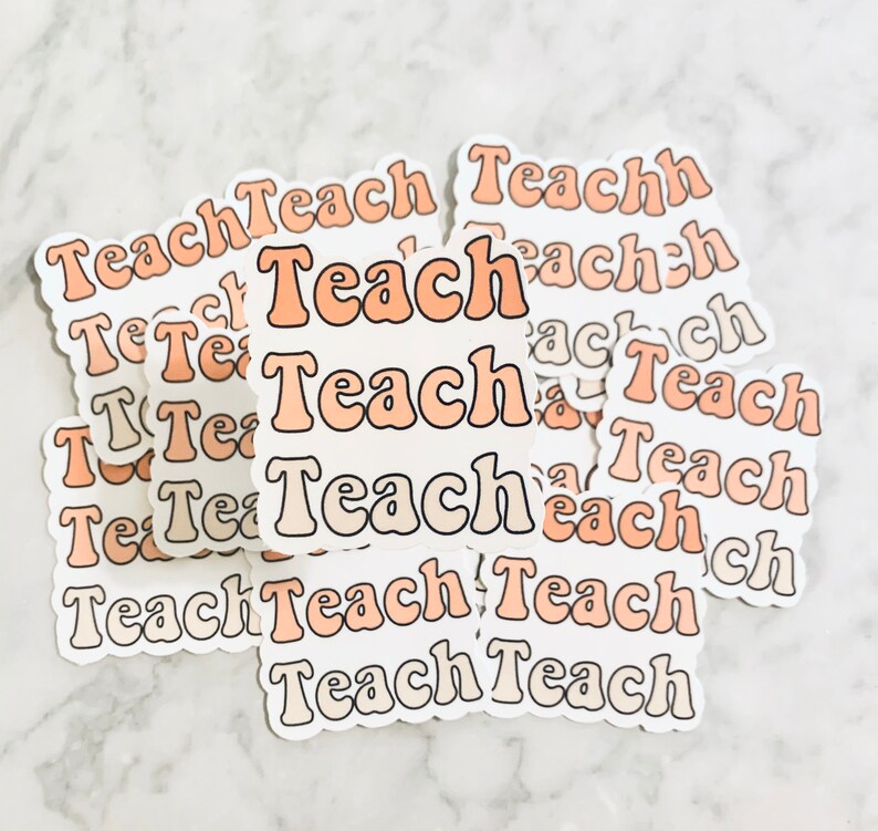 Teacher Sticker Teacher Stickers for Laptop Laptop Sticker - Etsy