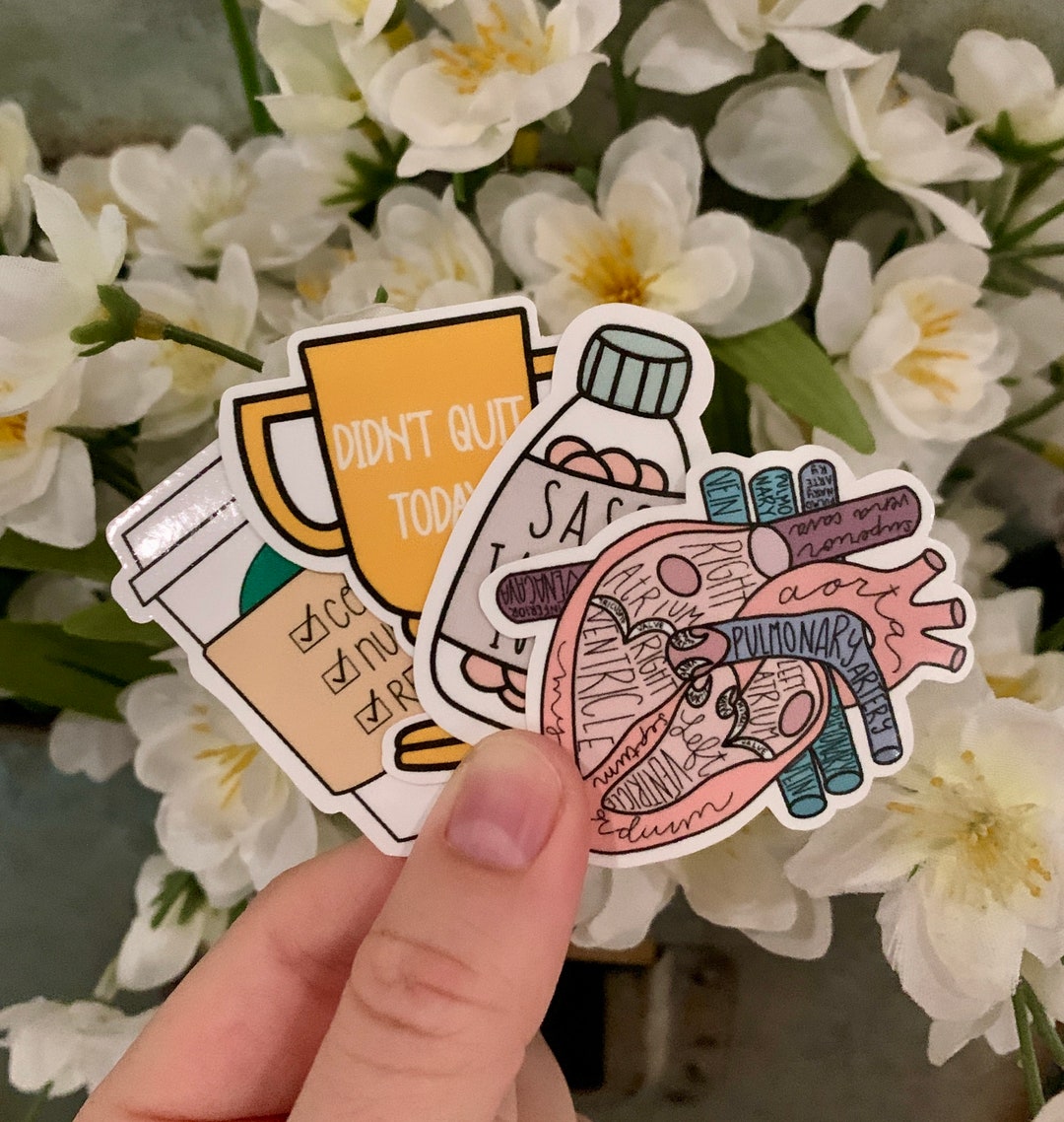 Nurse Sticker Pack, Medicine Nurse, Doctor, EMT, Dentist, Healthcare ...