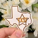 Texas Aggies Sticker, Texas A and M Stickers, Reveille Sticker, Texas A ...