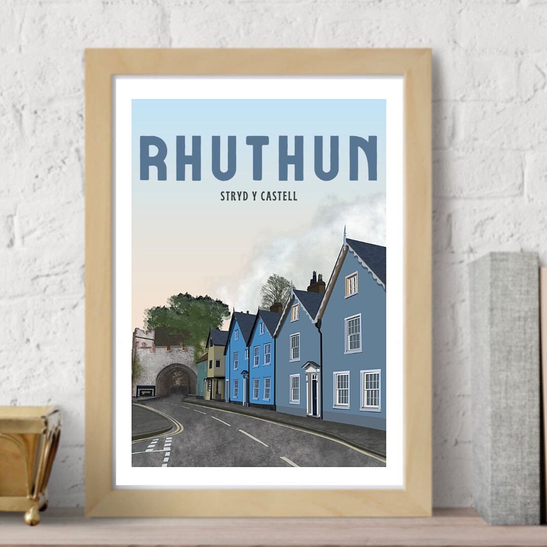 Rhuthun: Stryd Y Castell - Etsy