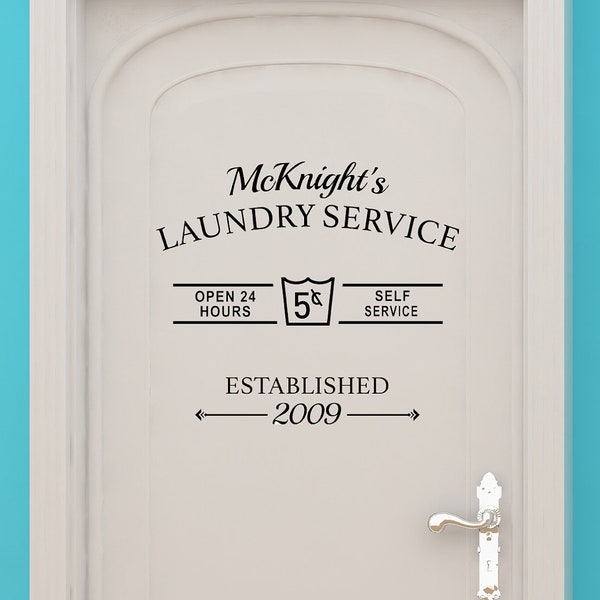 Laundry Room Sticker - Etsy