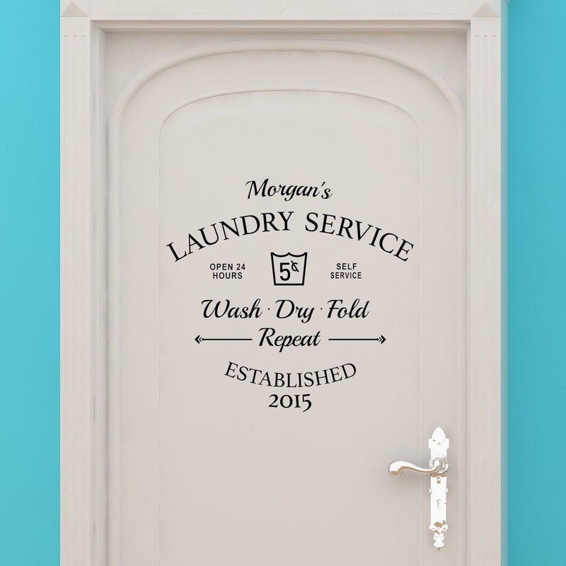 Laundry Room Decals - Etsy