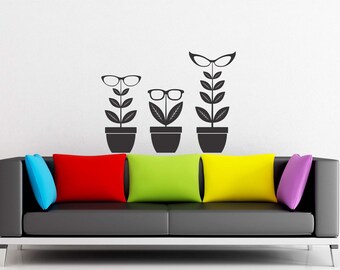 Keep Calm Eye Chart, Glasses Wall Decal, Optical, Optometrist Gifts ...