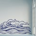 Ocean Waves Wall Art, Waves Wall Decal, Ocean Waves Wall Decor, Beachy ...