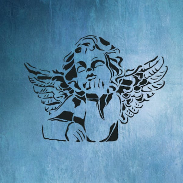 Angel Wall Decal - Etsy