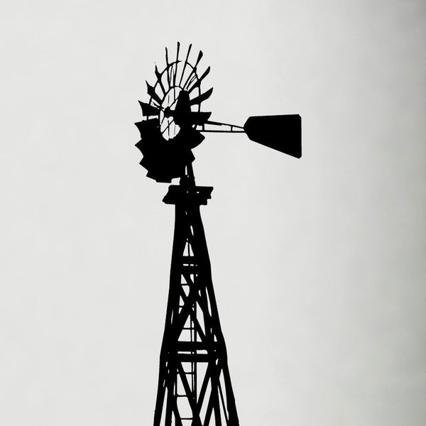 Windmill Decal - Etsy