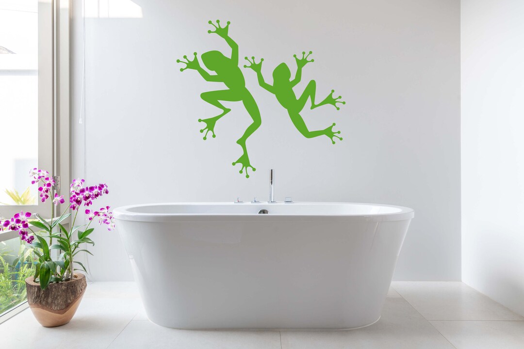 Tree Frog Art, Frog Sticker, Frog Decals, Frog Wall Decor, Frog and ...