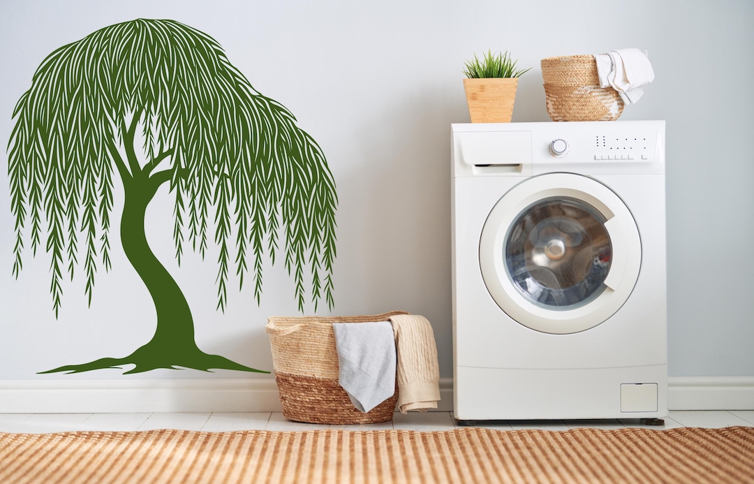 Weeping Willow Tree Decor, Branch Wall Decal, Weeping Willow Branches ...