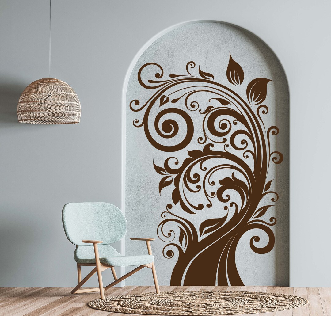 Branch Decor, Vines Wall Art, Swirls Wall Decor, Curly Branches, Vines ...