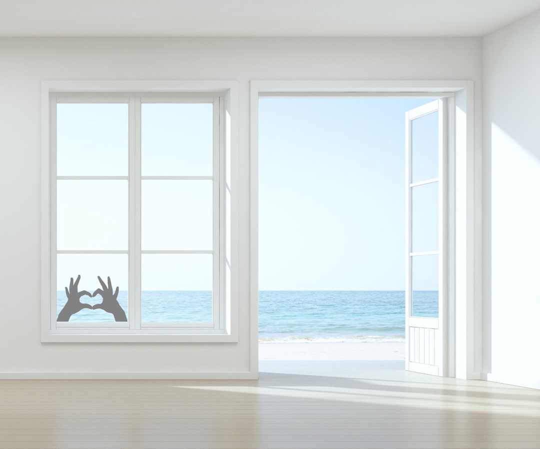 Heart Hands, Hands Making a Heart, Sign Language Wall Decal, View ...