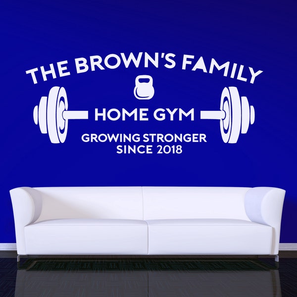 Gym Glass Decals - Etsy