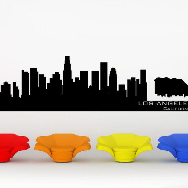 City Scape Decal - Etsy