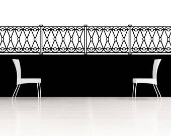 Wrought Iron Fence Decal | Etsy
