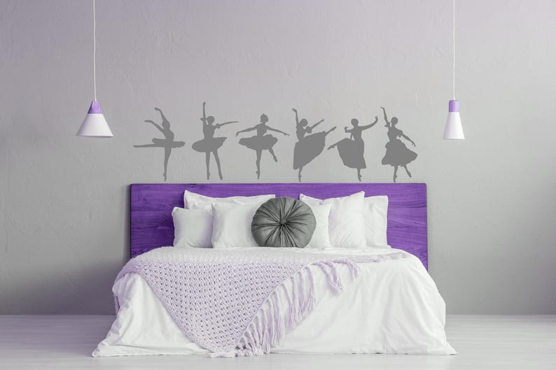 Ballet Wall Decal, Ballerina Decor, on Pointe Dance Decoration, Dancer ...