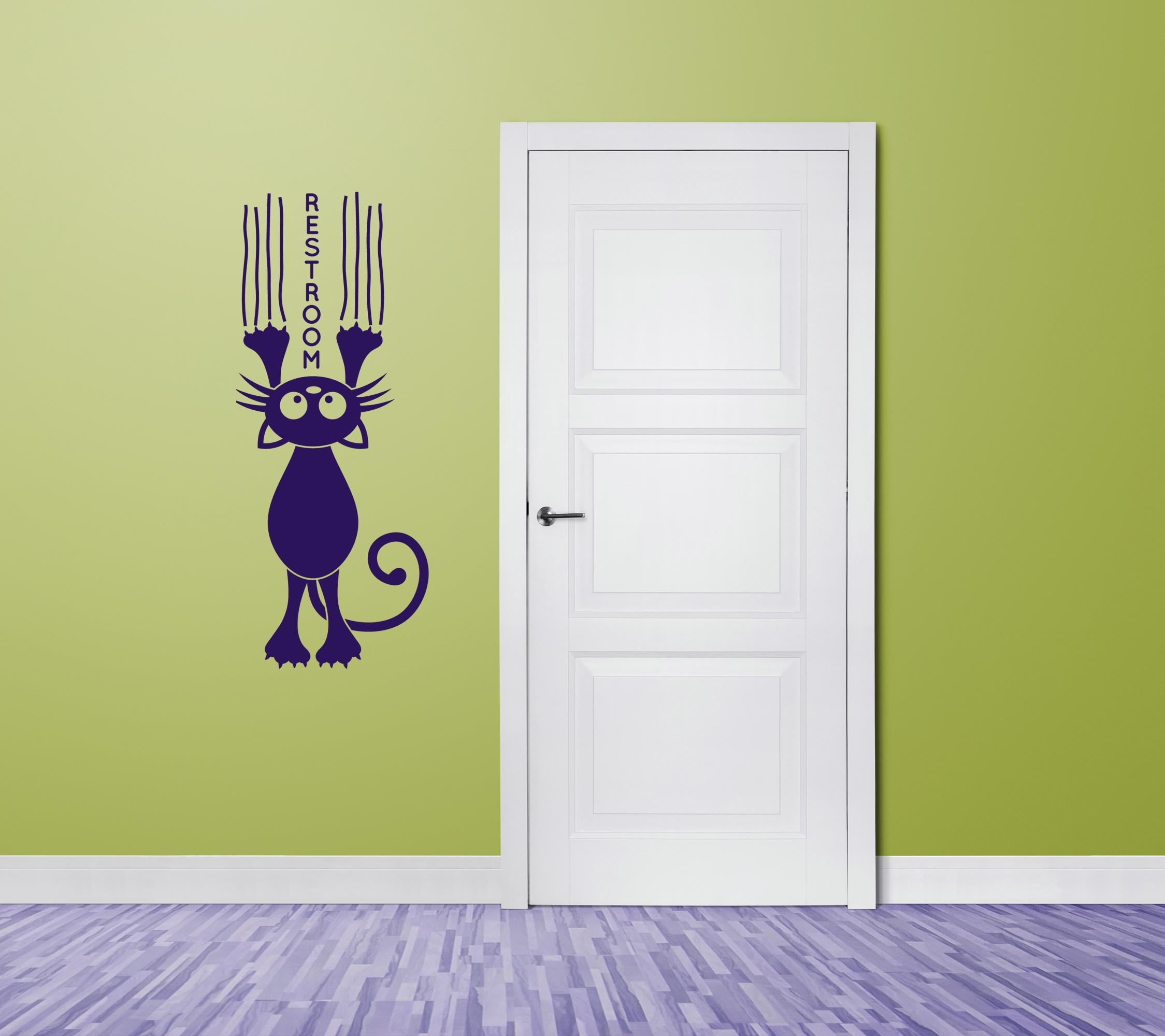 Vet Office Door Signs, Funny Cat Wall Decals, Veterinary Door Stickers ...