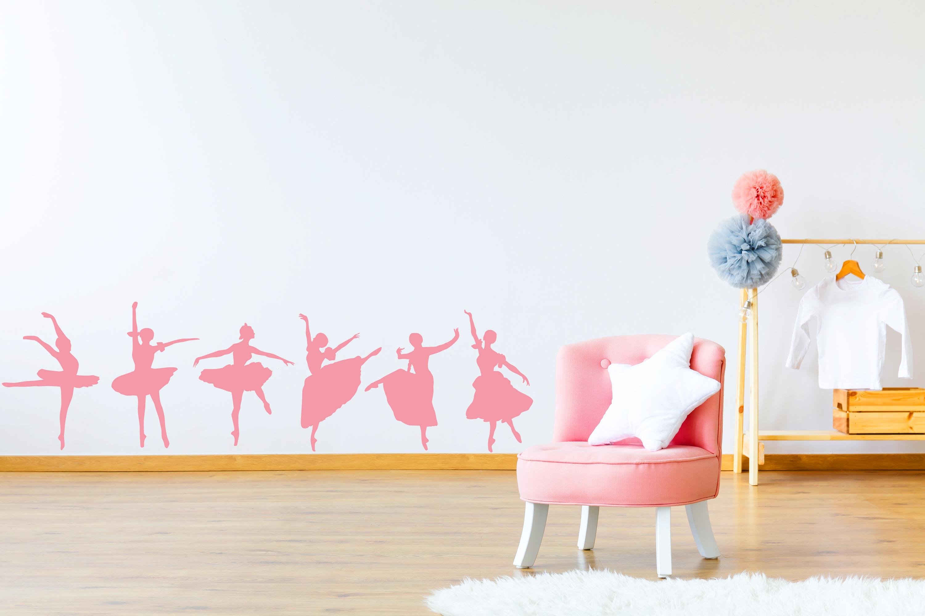 Ballet Wall Decal, Ballerina Decor, on Pointe Dance Decoration, Dancer ...