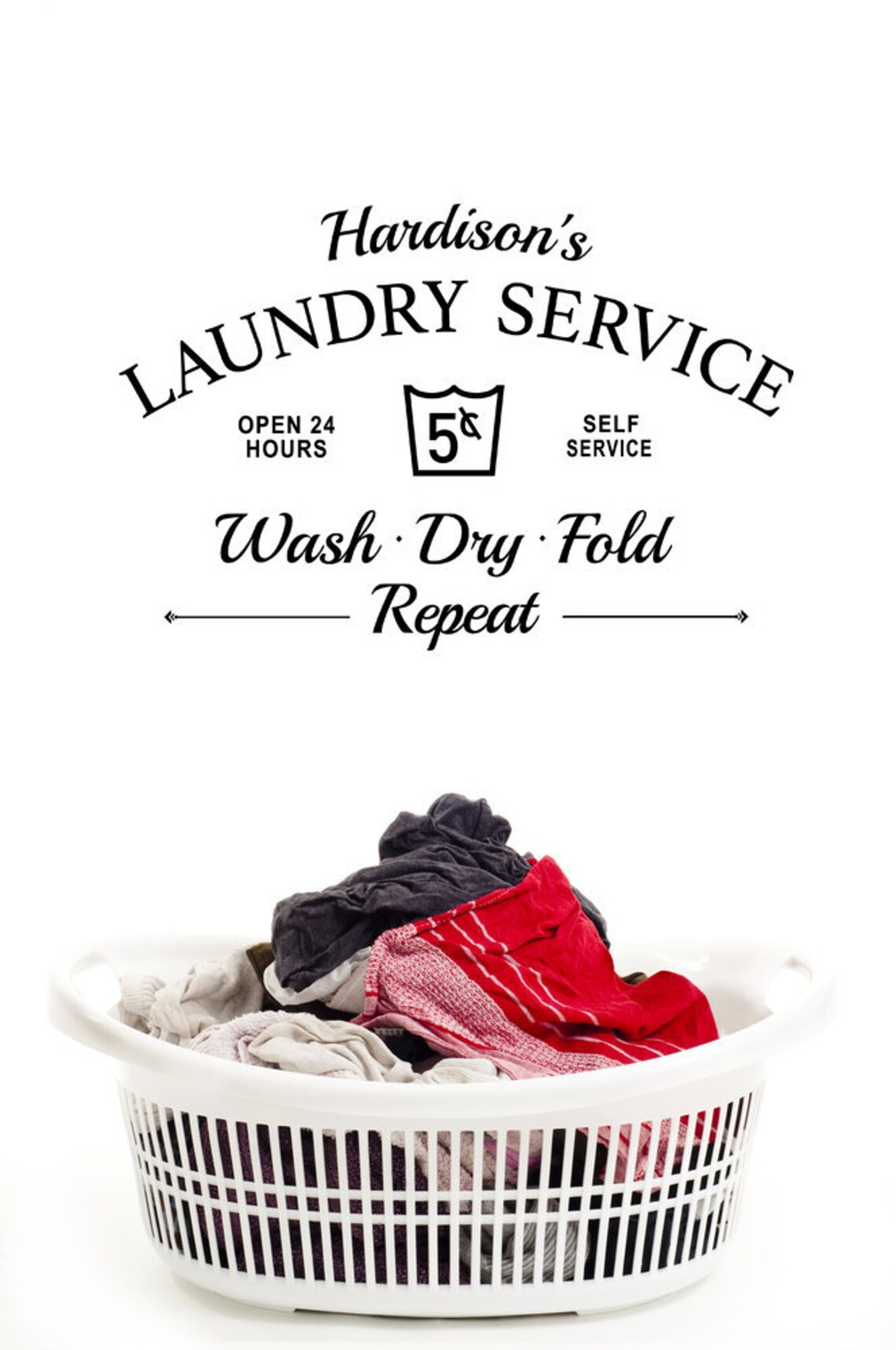 Laundry Room Decor Service Sign Personalized Name Custom - Etsy