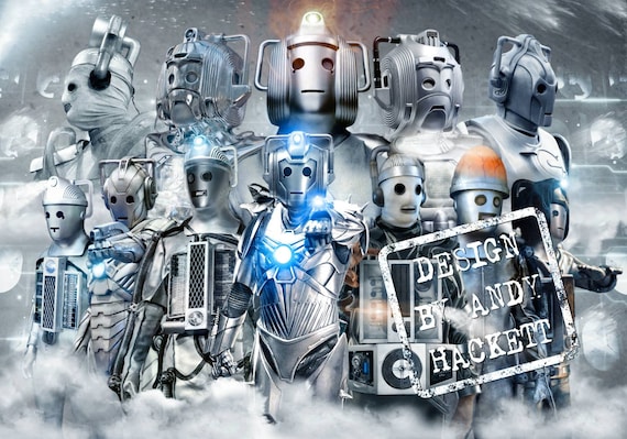 Doctor Who Silver Menace History of the Cybermen A3 Poster - Etsy UK
