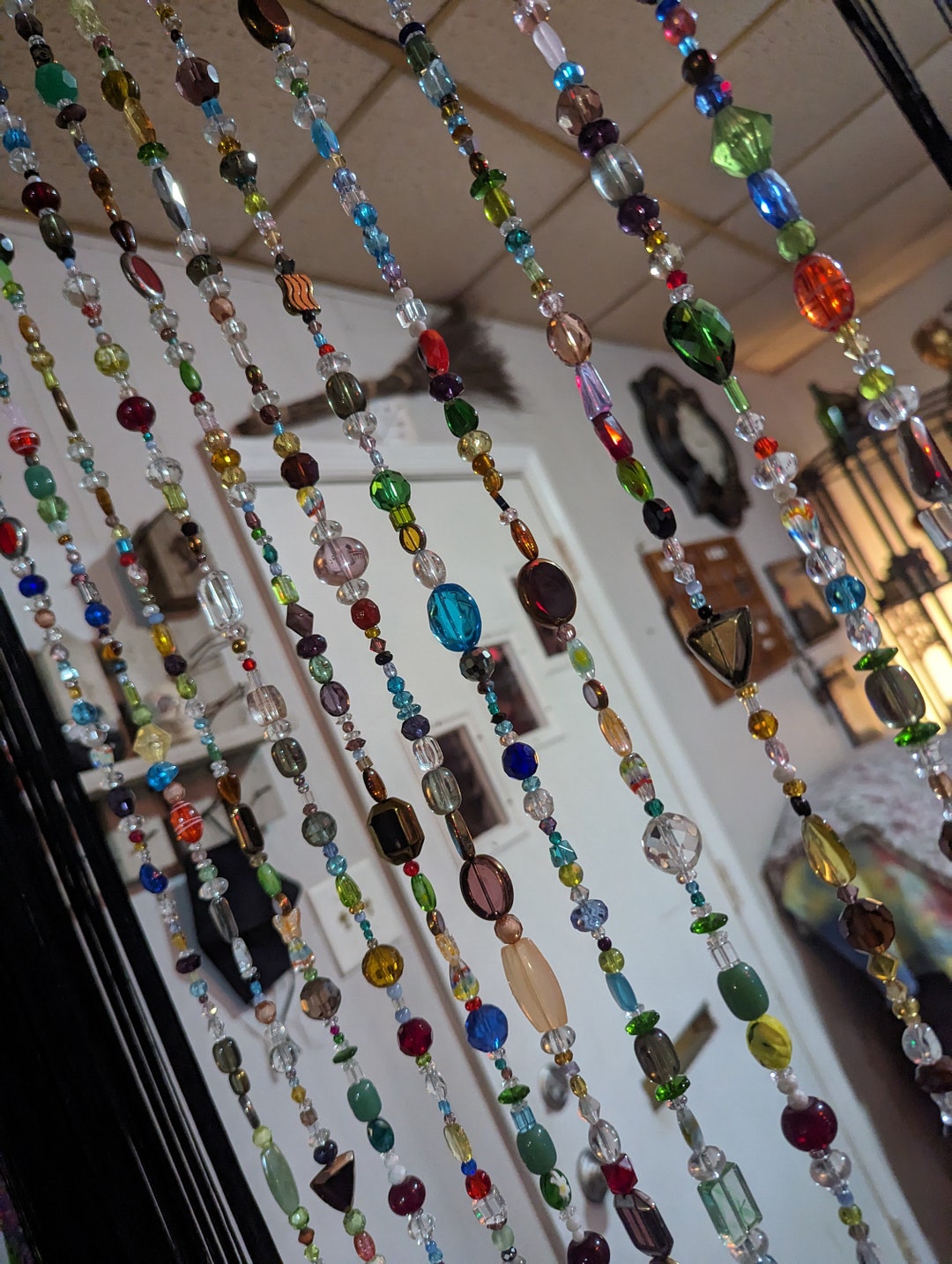 Beautiful Crystal Beaded Curtain Strands - Etsy