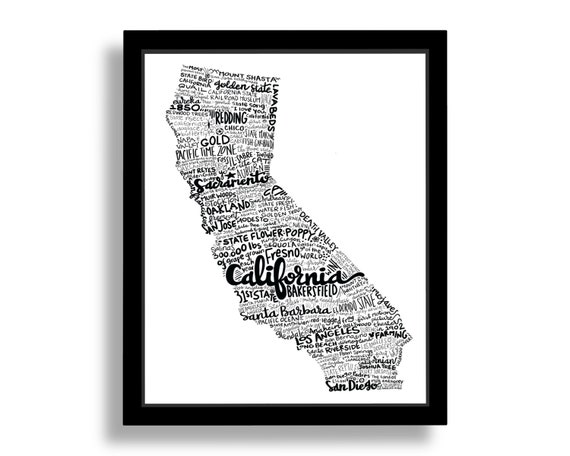 California Name Art