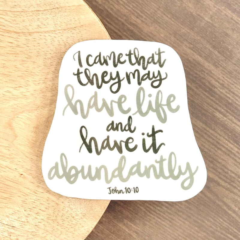 John 10 10 - Etsy
