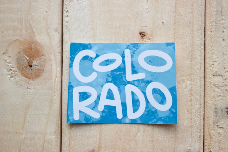 Colorado Sticker Pack Hand Lettered Sticker Bundle Colorado | Etsy