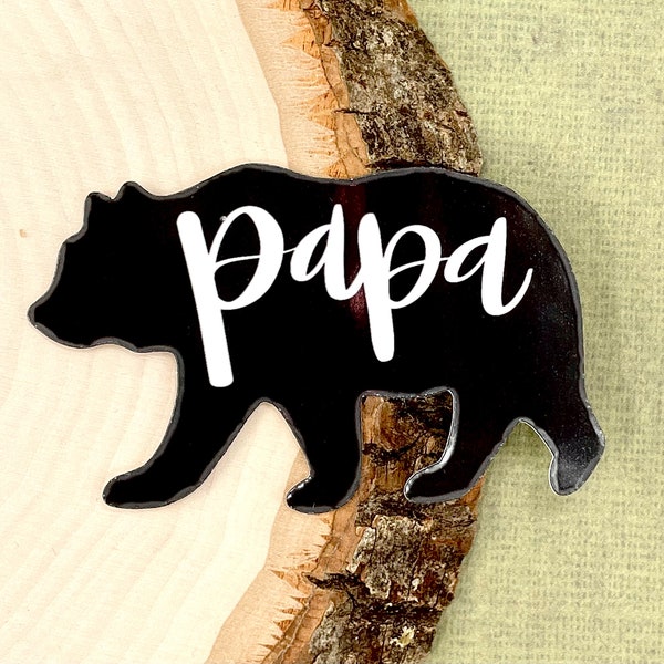 Papa Bear Sticker - Etsy