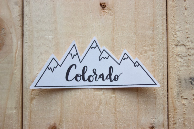 Colorado Sticker Pack Hand Lettered Sticker Bundle Colorado | Etsy
