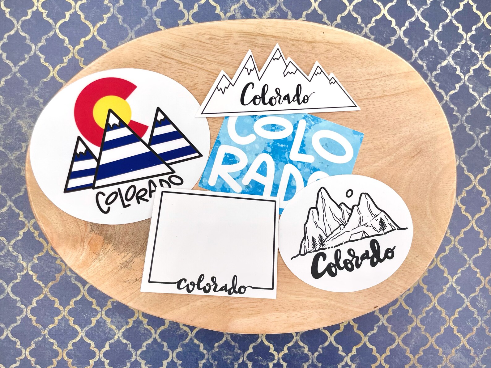 Colorado Sticker Pack Hand Lettered Sticker Bundle Colorado | Etsy