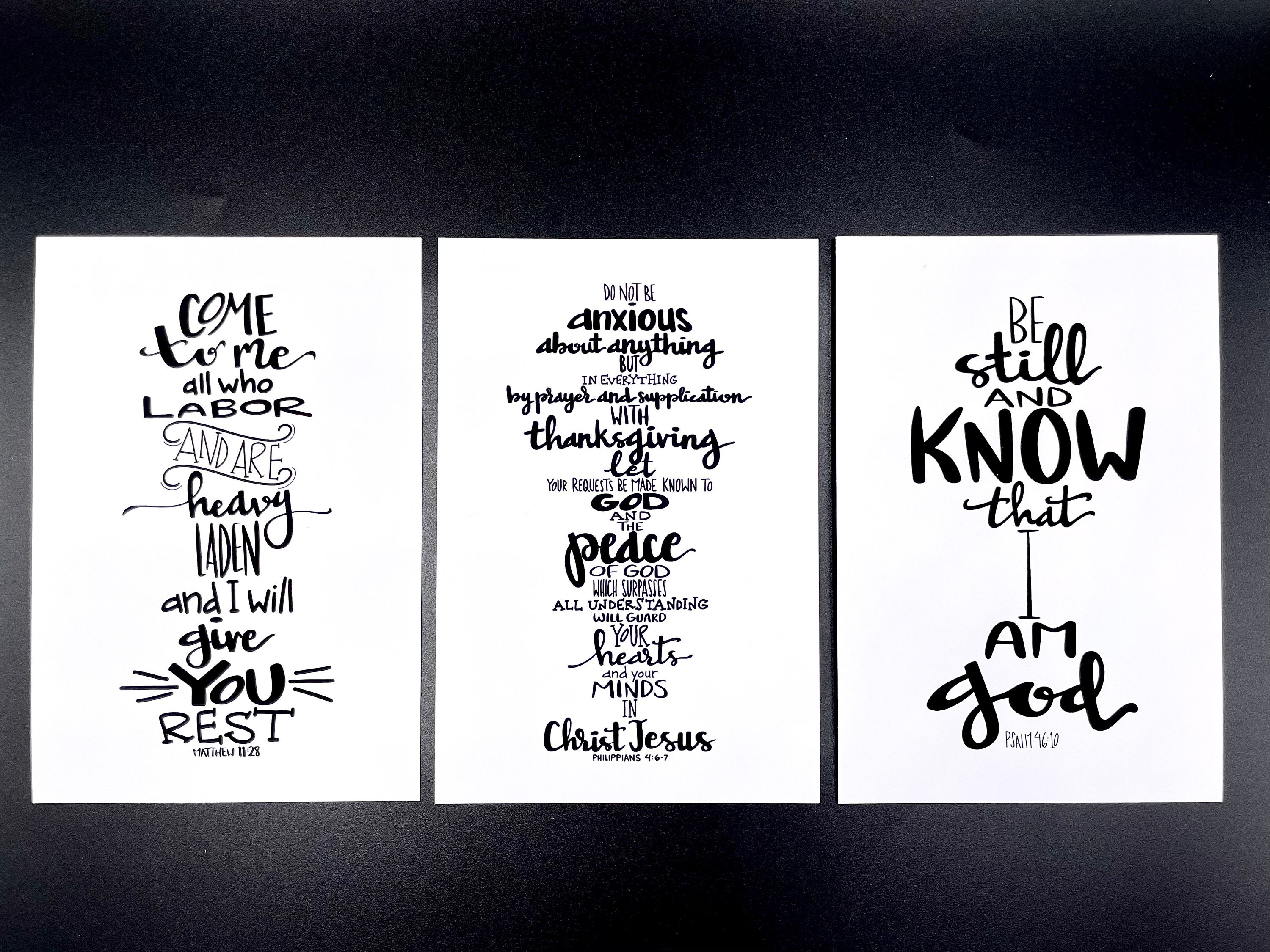Truth Cards, Scripture Cards to Give Peace, ESV Bible Memory Cards ...