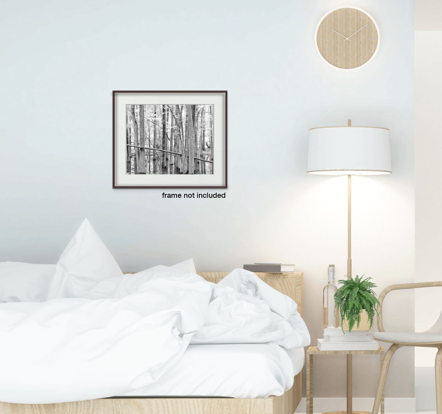 Diagonal Tree and Swamp - 20x16 Archival Collectors Print - Valley ...