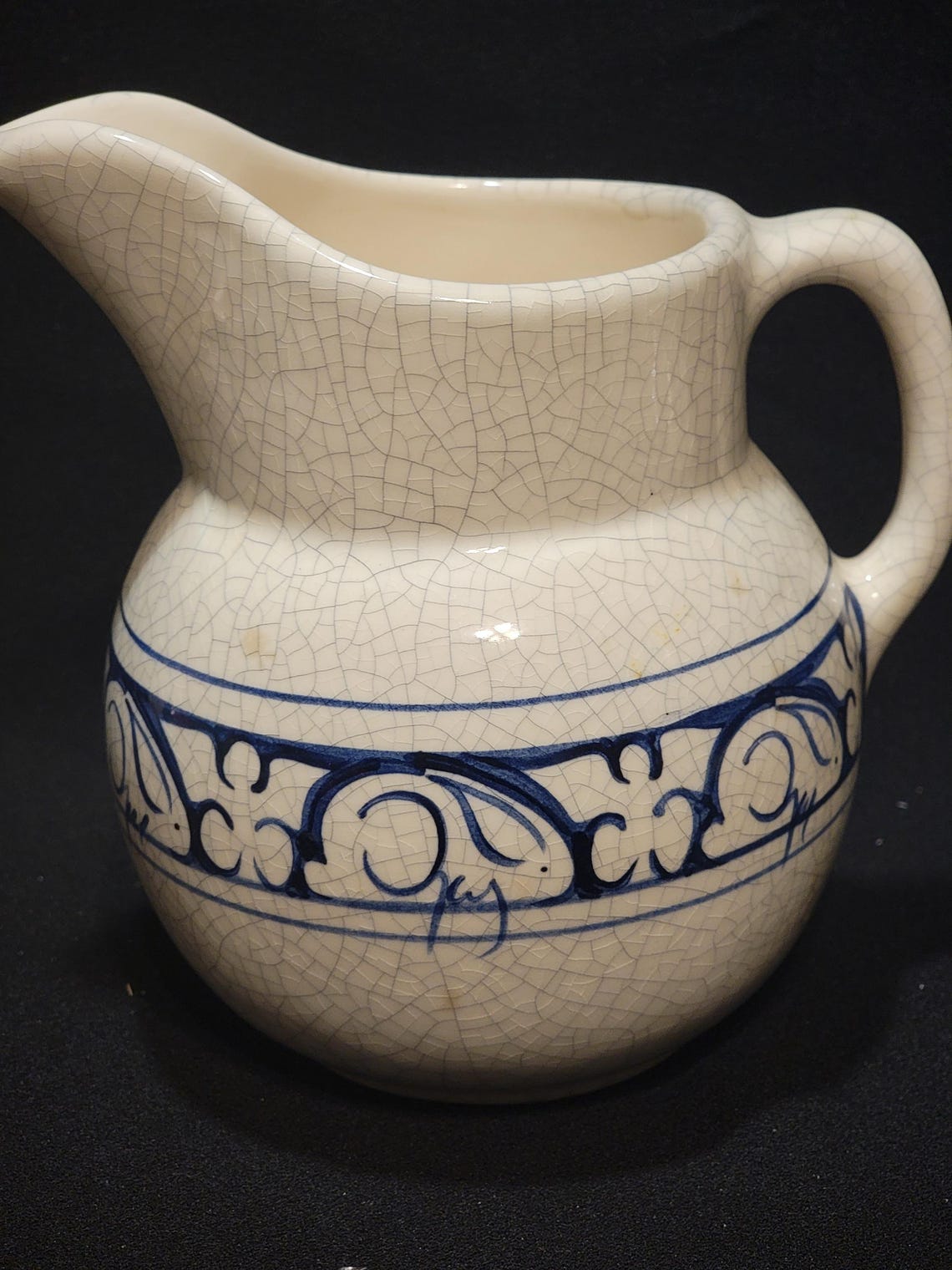Dedham Pottery the Pottery Shed Rabbits Hand Painted Pitcher and ...