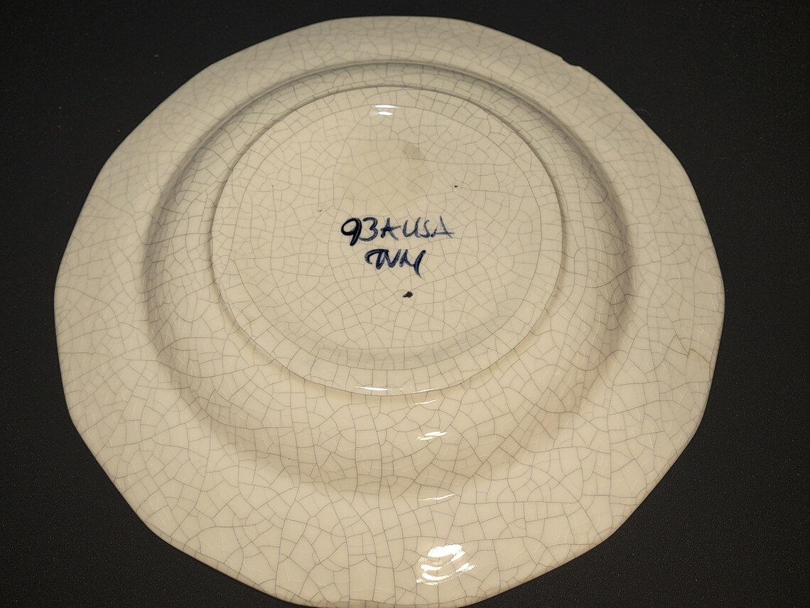 Dedham Pottery the Pottery Shed Rabbits Hand Painted Pitcher and ...