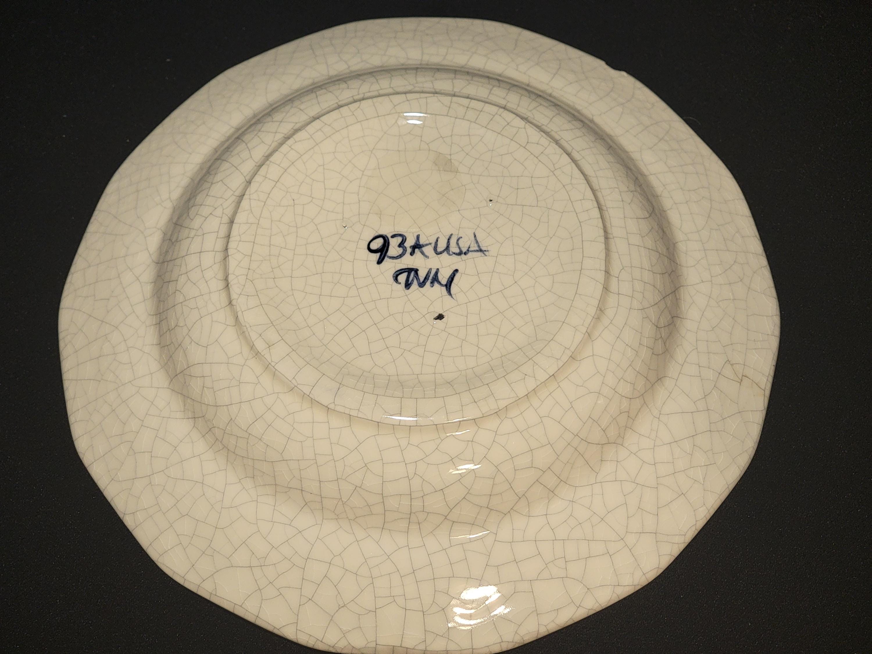 Dedham Pottery the Pottery Shed Rabbits Hand Painted Pitcher and ...