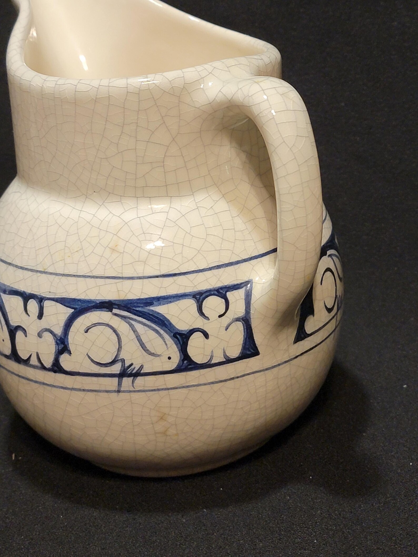 Dedham Pottery the Pottery Shed Rabbits Hand Painted Pitcher and ...
