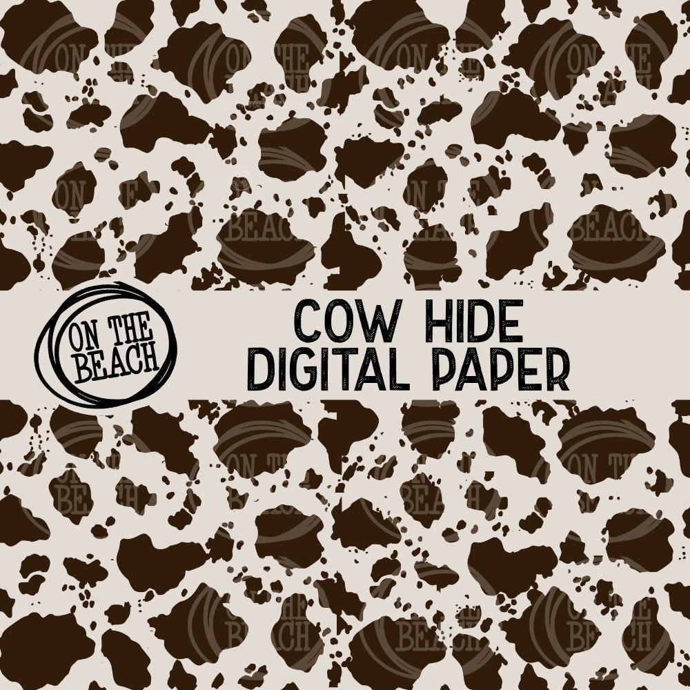 Brown Tan Cowhide Cowhide Digital Paper Cow Hide Paper PNG - Etsy Hong Kong