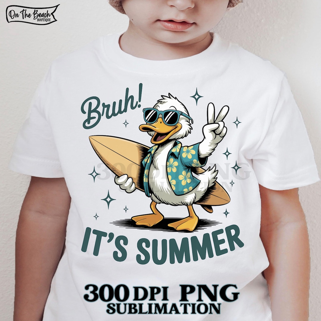Bruh It’s Summer Goose PNG Duck Funny Summer Meme Retro Vibes Snarky ...