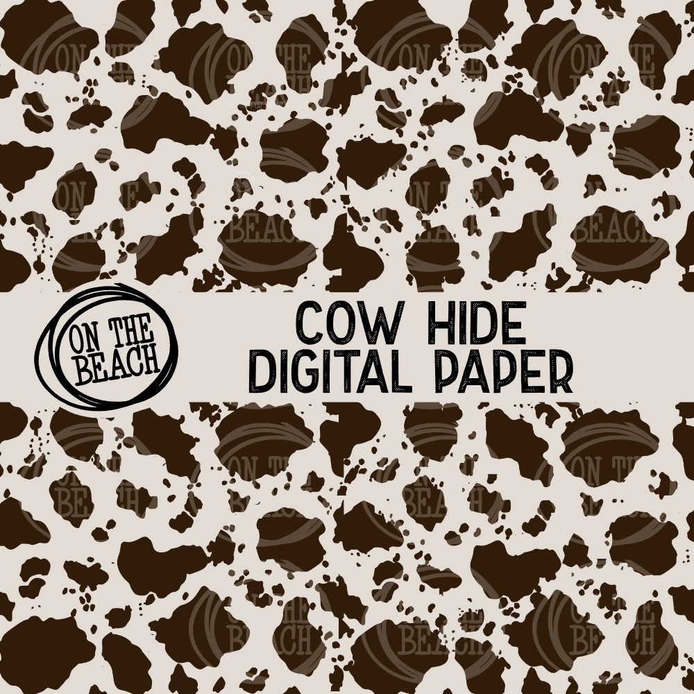 Brown Tan Cowhide Cowhide Digital Paper Cow Hide Paper PNG - Etsy